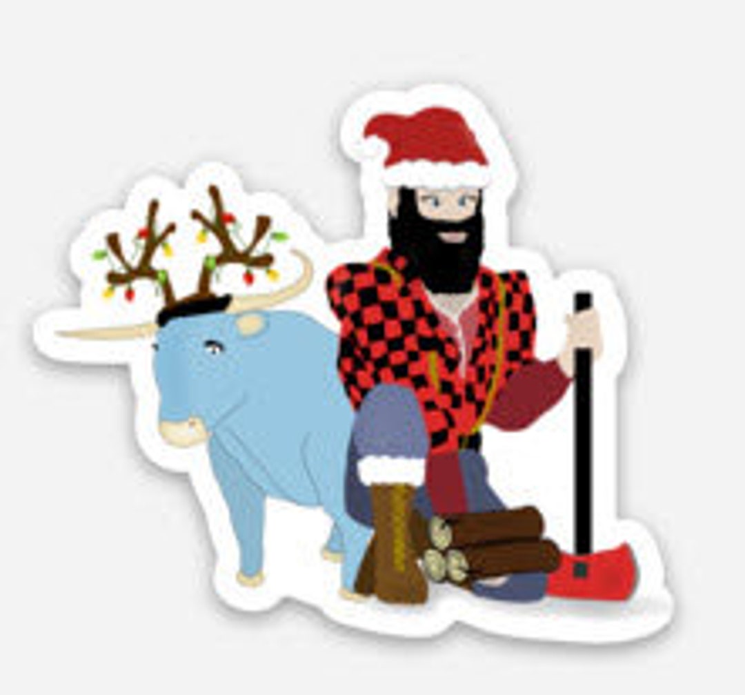 Paul Bunyan Decal Sticker - Etsy