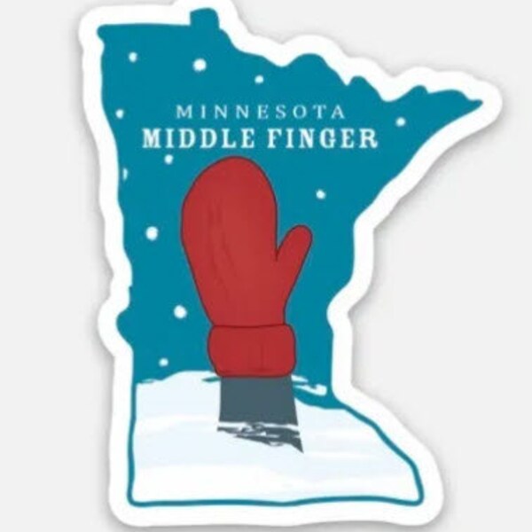 Middle Finger Decal - Etsy