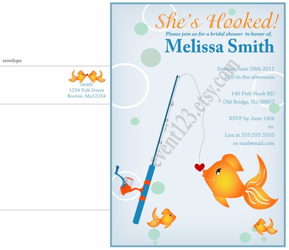 Fish Invitation | Etsy