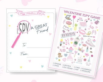 Printable Invisible Ink Pen Valentine, Secret Agent Cards, I Spy School ...