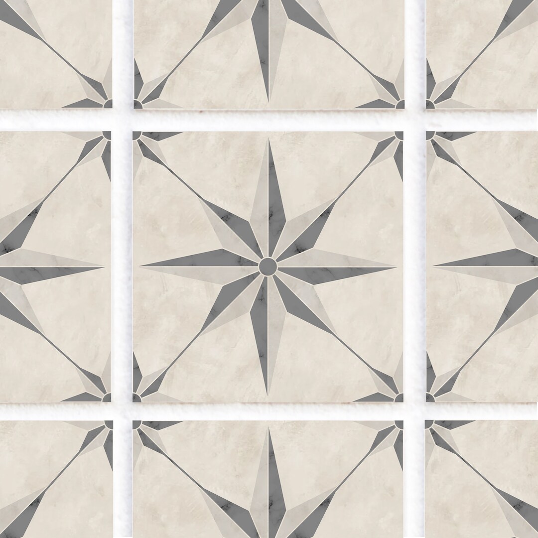 Astral Star Tile Stickers Modern Home Décor Removable Tile Decals Peel ...