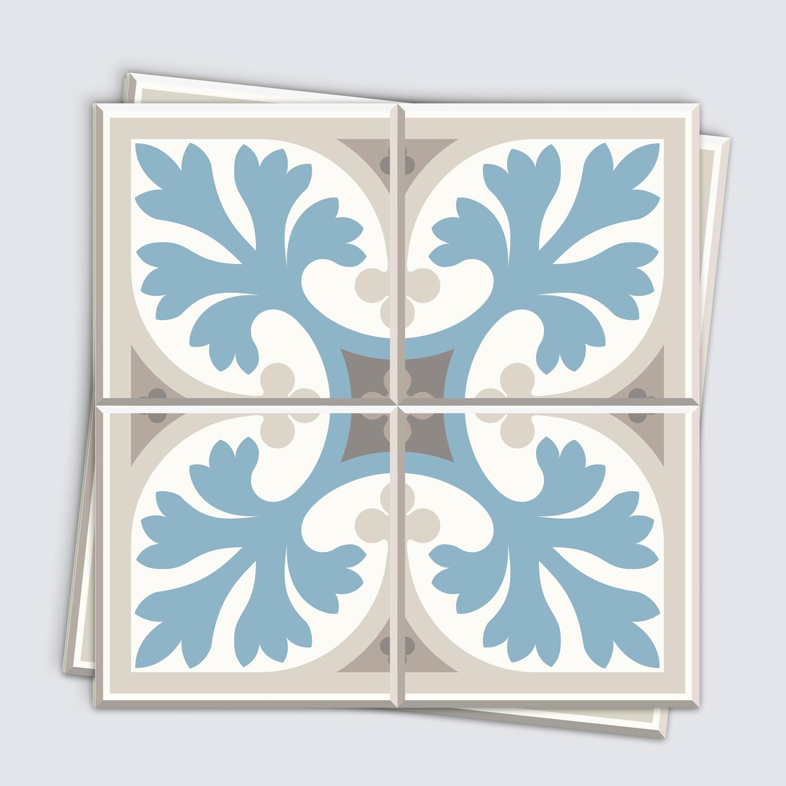 Vintage Tile Stickers Victorian Home Décor Removable Tile Decals Peel ...