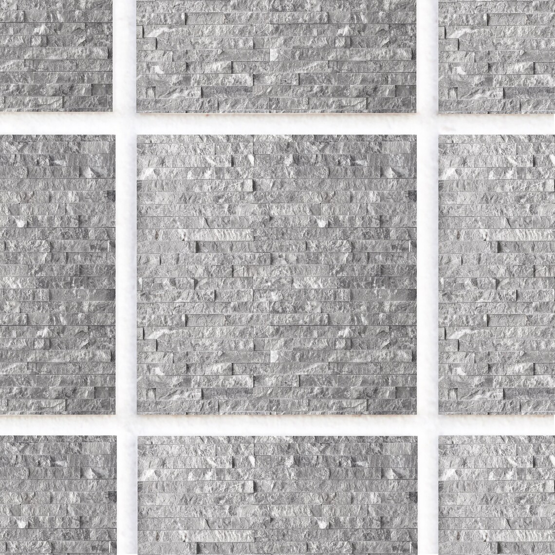 Slate Effect Tile Stickers Grey Tiles Removable Tile Decals Peel and ...