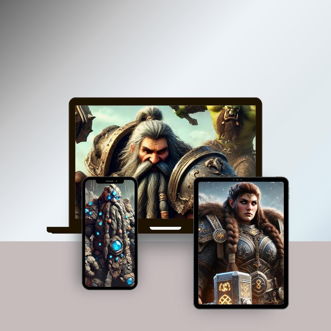 Heroic Fantasy Dwarfs HD 5 Wallpapers Smartphone Illustration Warhammer ...
