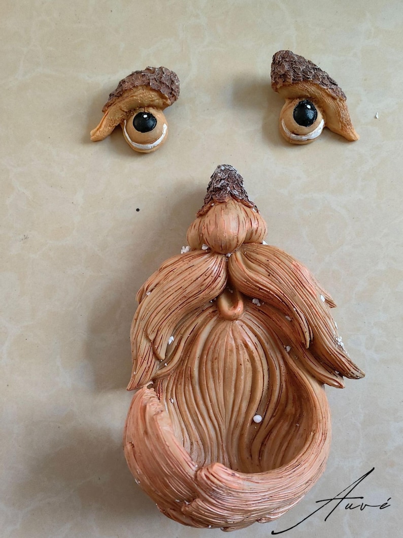 Tree Face Gnome Decor, Tree Monster Bird Feeder Face Garden Decoration ...