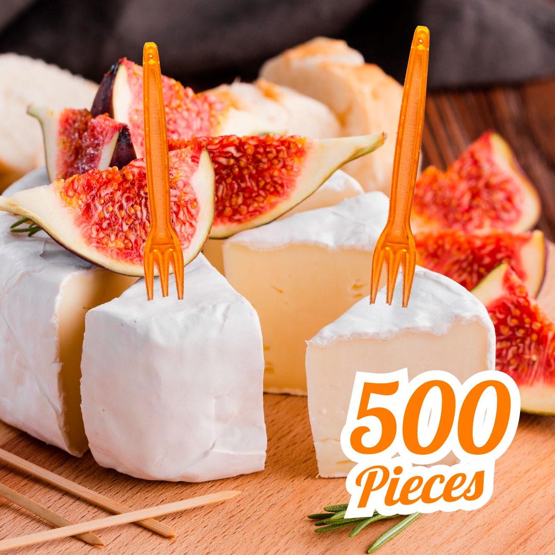 500-piece Colorful Plastic Skewers Small Skewers for Appetizers ...