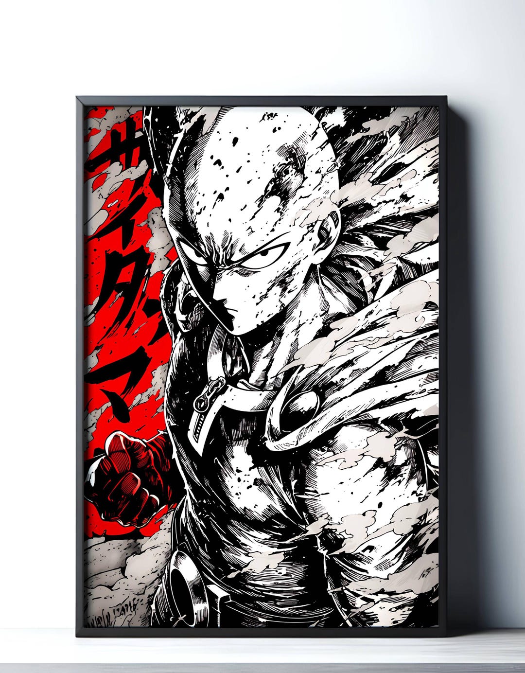 Saitama | Set of 4 | One Punch Man | Manga Art Print | Anime | Saitama ...