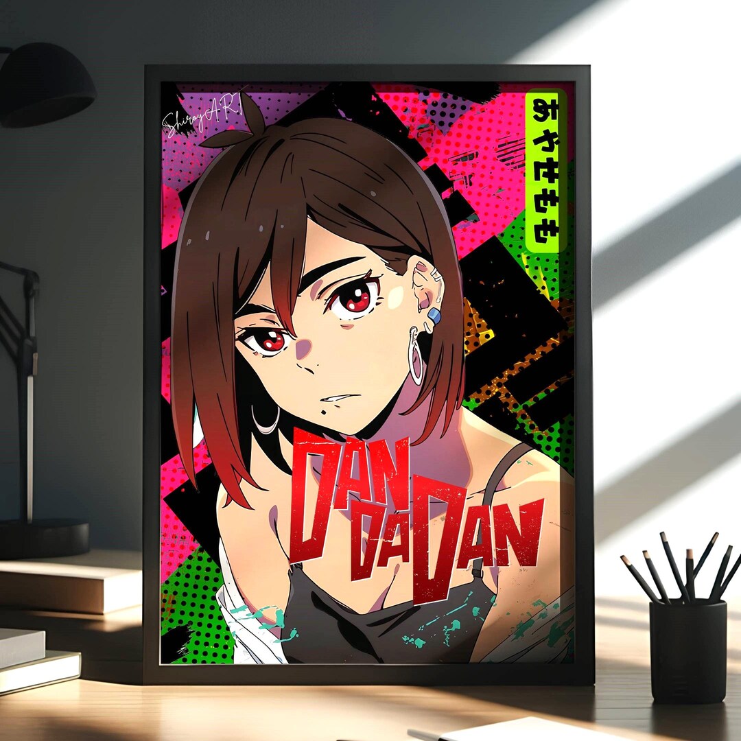 Dandadan Momo Ayase Anime Poster Manga Art Print Anime Fanart Momo ...