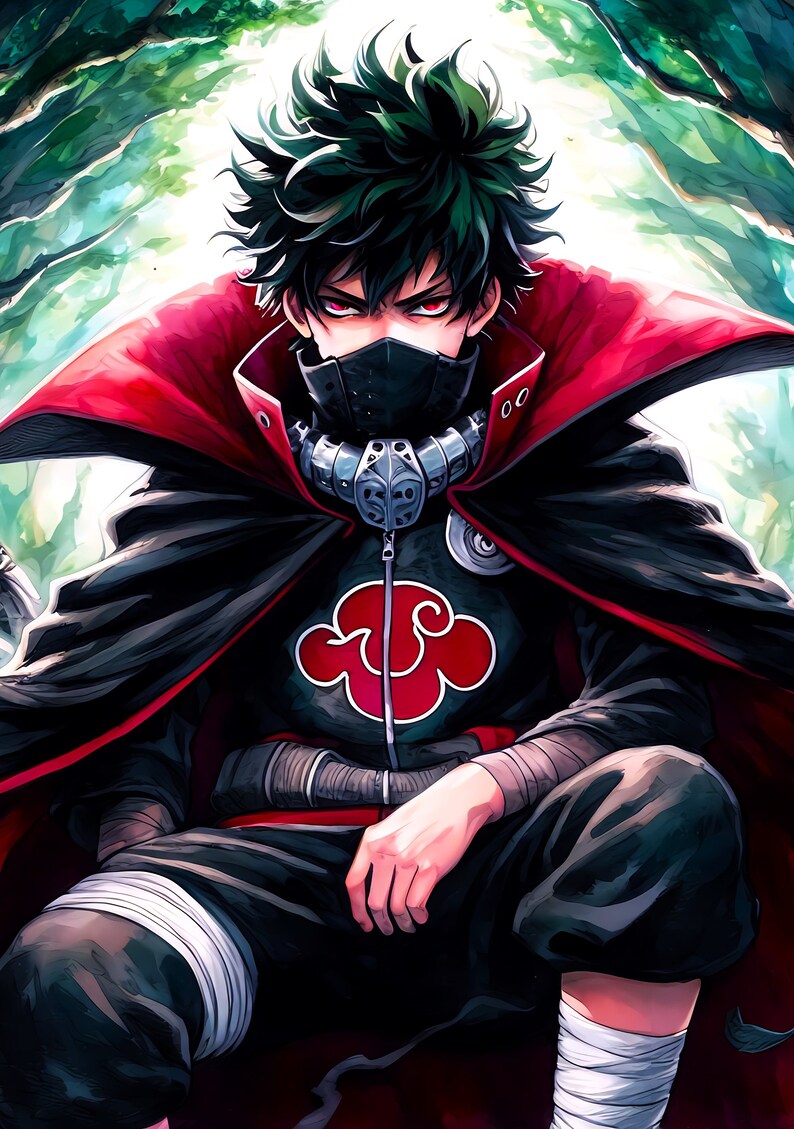 Naruto, Tanjiro, Goku, Luffy, Deku, Naruto Shippuden, Akatsuki Theme ...