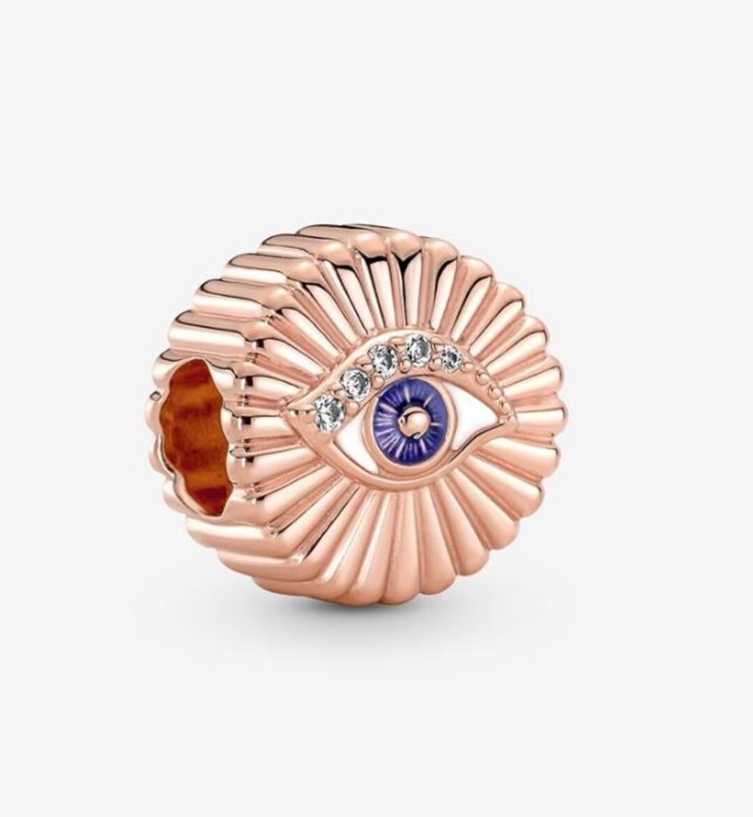 Pandora Rose Gold Sparkling All-seeing Eye Charm - Etsy