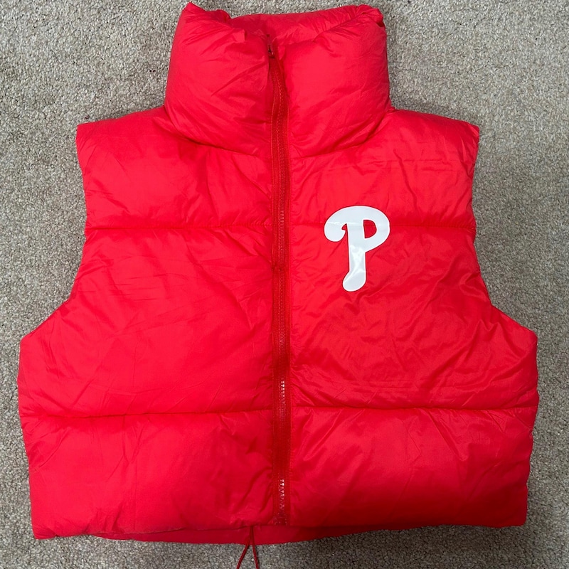 Red Puffer Vest Women's - Etsy
