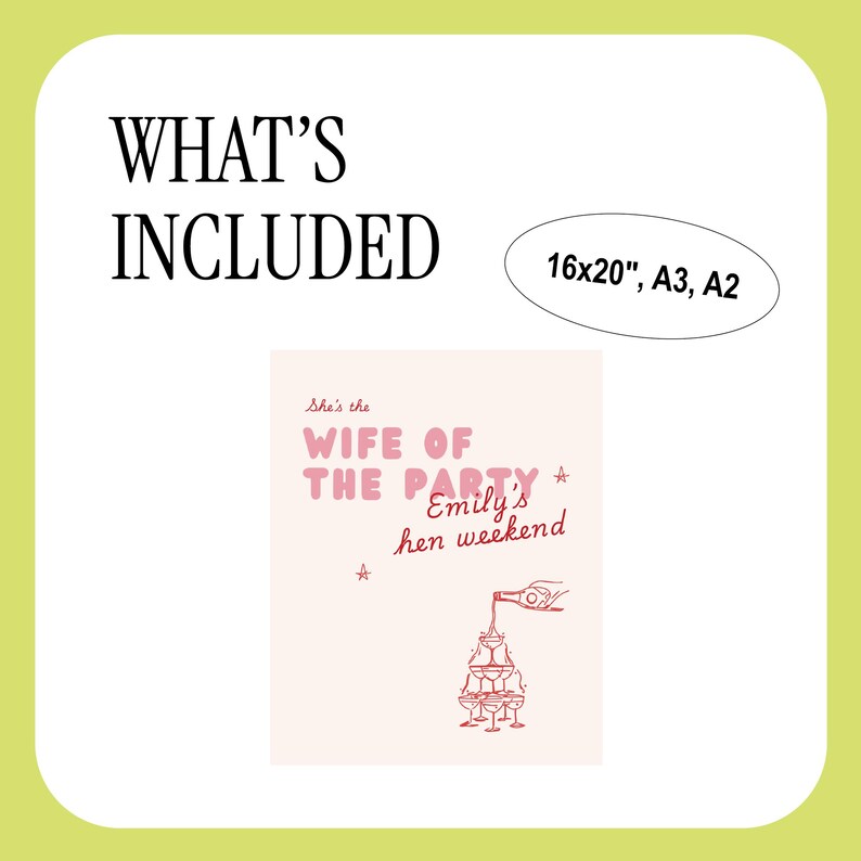 Editable Hen Bachelorette Party Welcome Board, Hen Do Welcome Sign ...