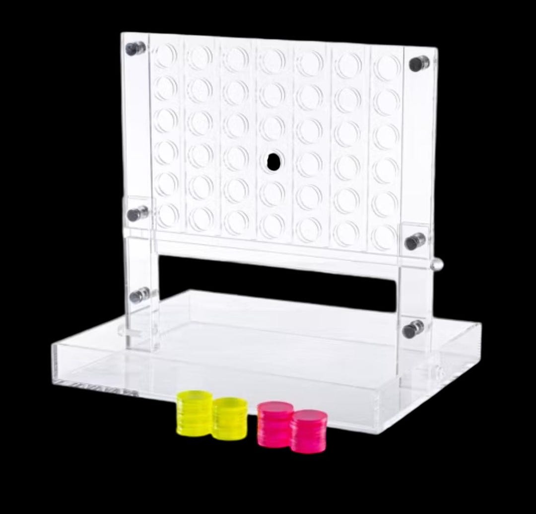 Acrylic Connect 4 - Etsy