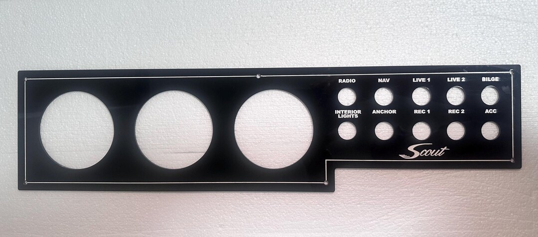 Custom Boat Switch Panel, 100% Custom Made to Fit Your Boat - Etsy