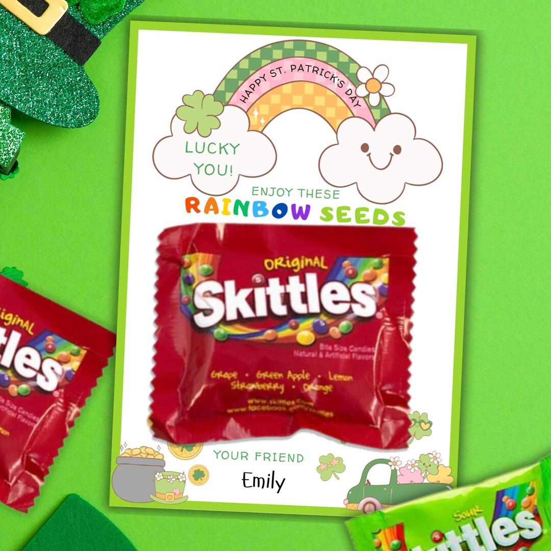 Printable St. Patrick's Day School Party Gifts, St. Patrick's Day ...