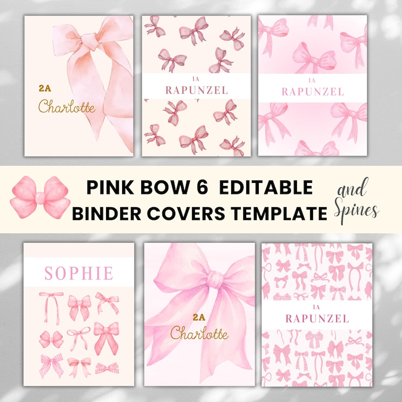 Personalized Bow Notebook - Etsy