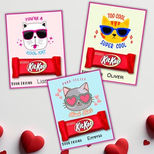 Printable Kids Classroom Exchange, School Friends Valentine Favor ...