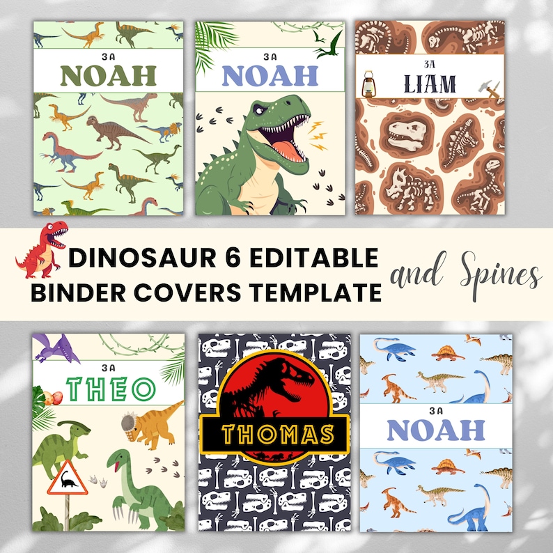 Editable Race Car Binder Covers and Spines, Personalised Boy Binder ...