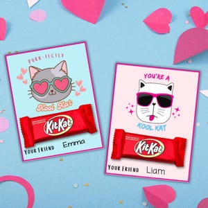 Printable Kids Classroom Exchange, School Friends Valentine Favor ...