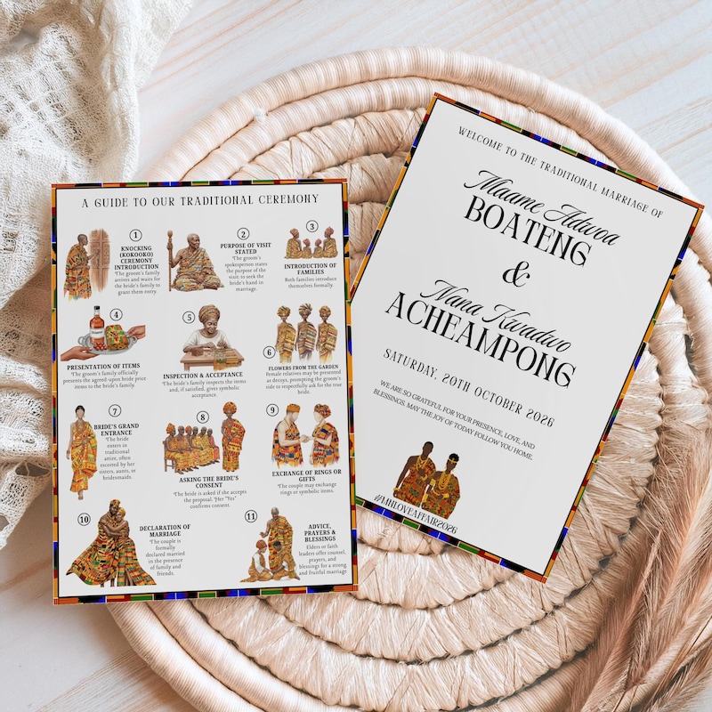 Ghanaian Save the Date - Etsy
