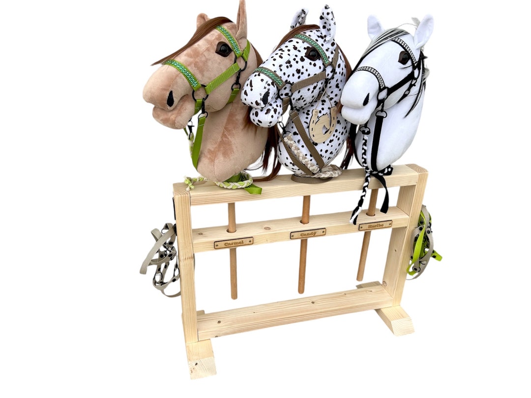 Stable for Hobby Horse Wooden Stable Childs Room Stable for 3 Horses ...