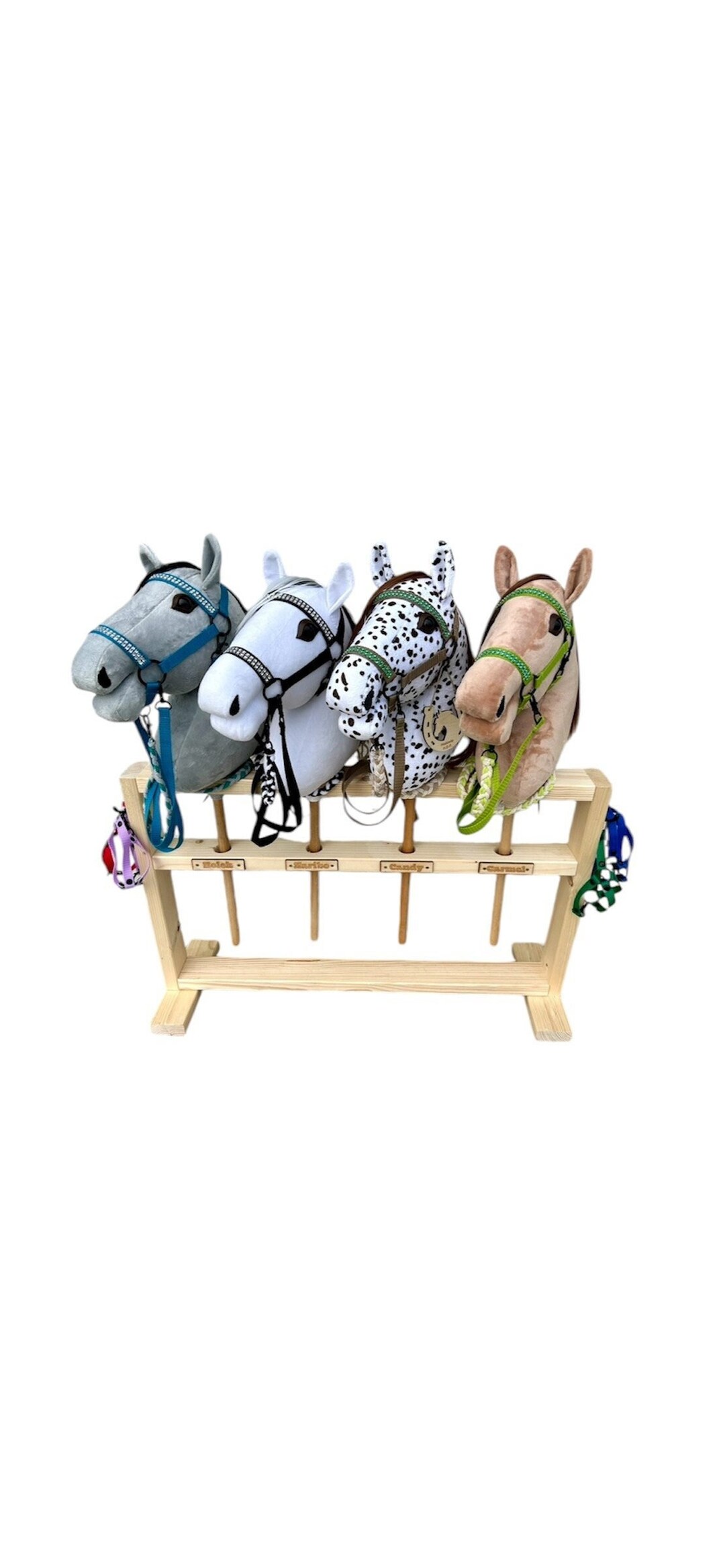 Stable for Hobby Horse Wooden Stable Childs Room Stable for 4 Horses ...