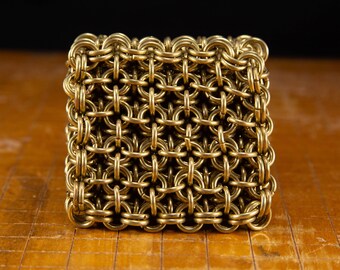 Chainmail cube | Etsy