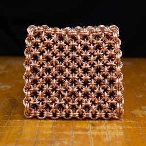Chainmail Cube Copper 8x8 - Etsy