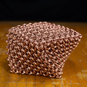 Chainmail Cube Copper 8x8 - Etsy