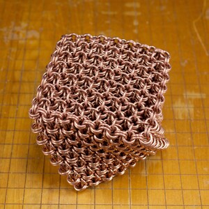 Chainmail Cube Copper 8x8 - Etsy