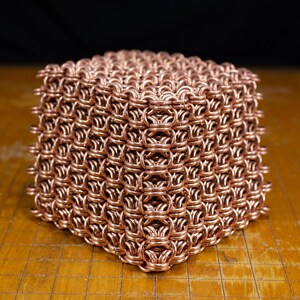 Chainmail Cube Copper 8x8 - Etsy