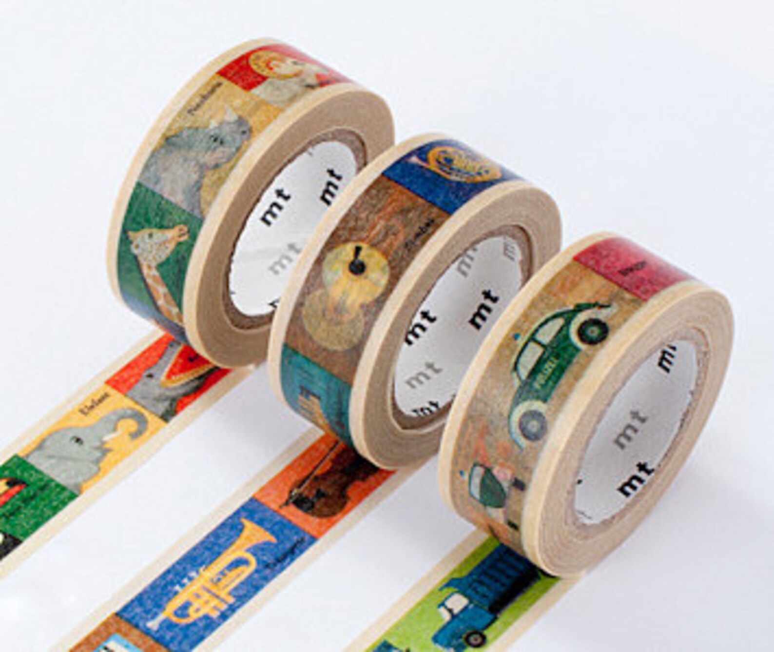 Mt Washi Masking Tape Animals, Instruments or Transport Kids - Etsy