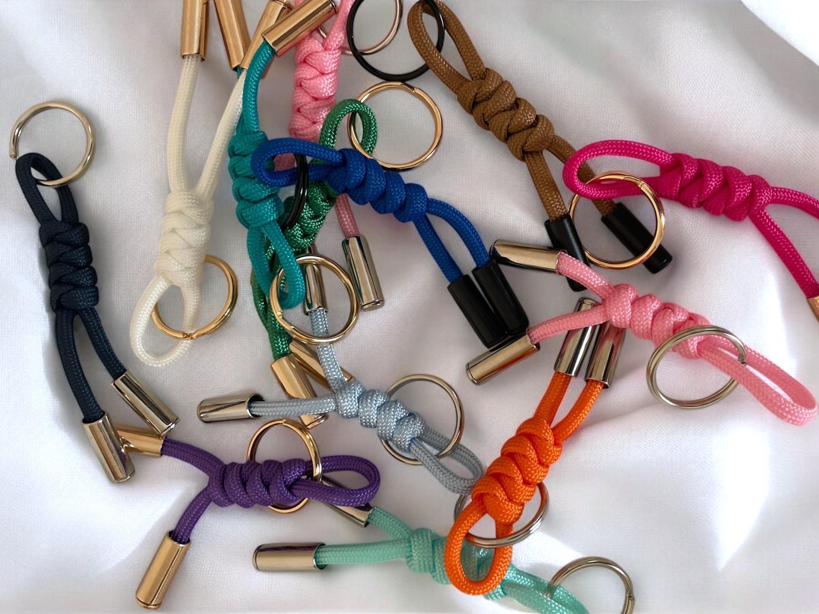 Bulk Customizable Paracord Ribbon Keychains - Etsy