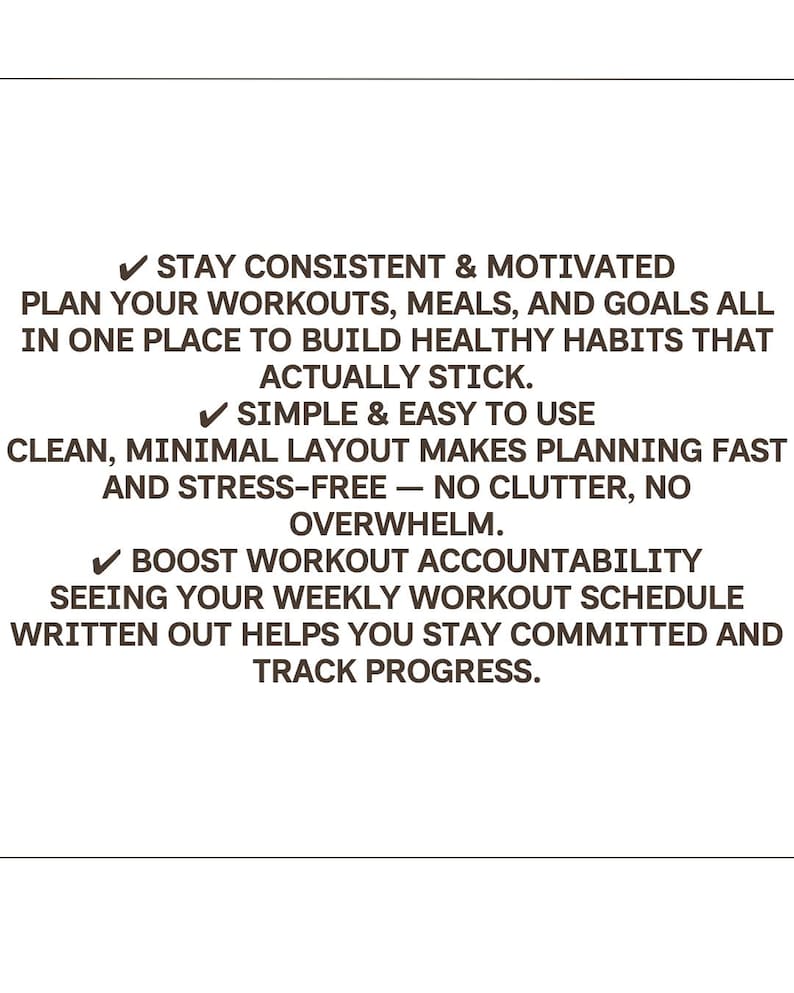 Fitness Training Log PDF | Track Strength, Cardio, & Goals Easily in ...