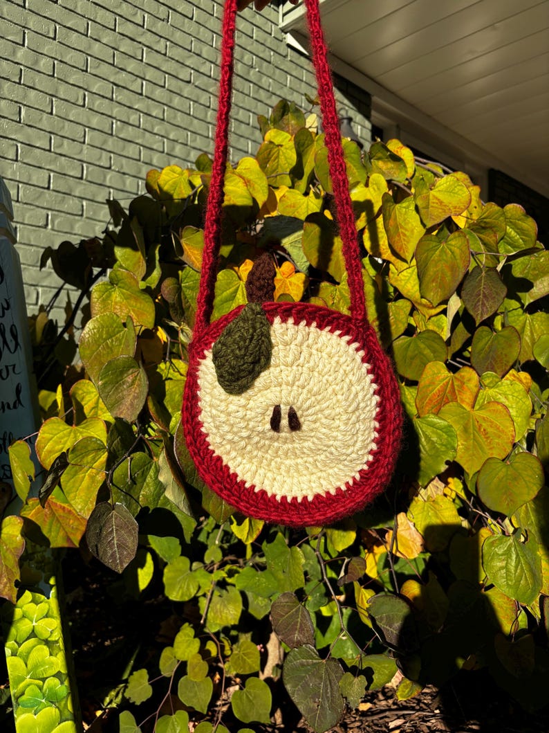 Adorable Apple Bag Crochet PATTERN - Etsy