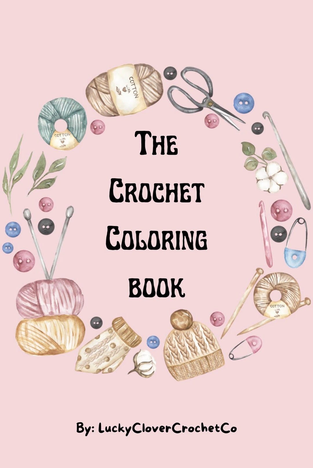 The Crochet Coloring Book DIGITAL DOWNLOAD - Etsy