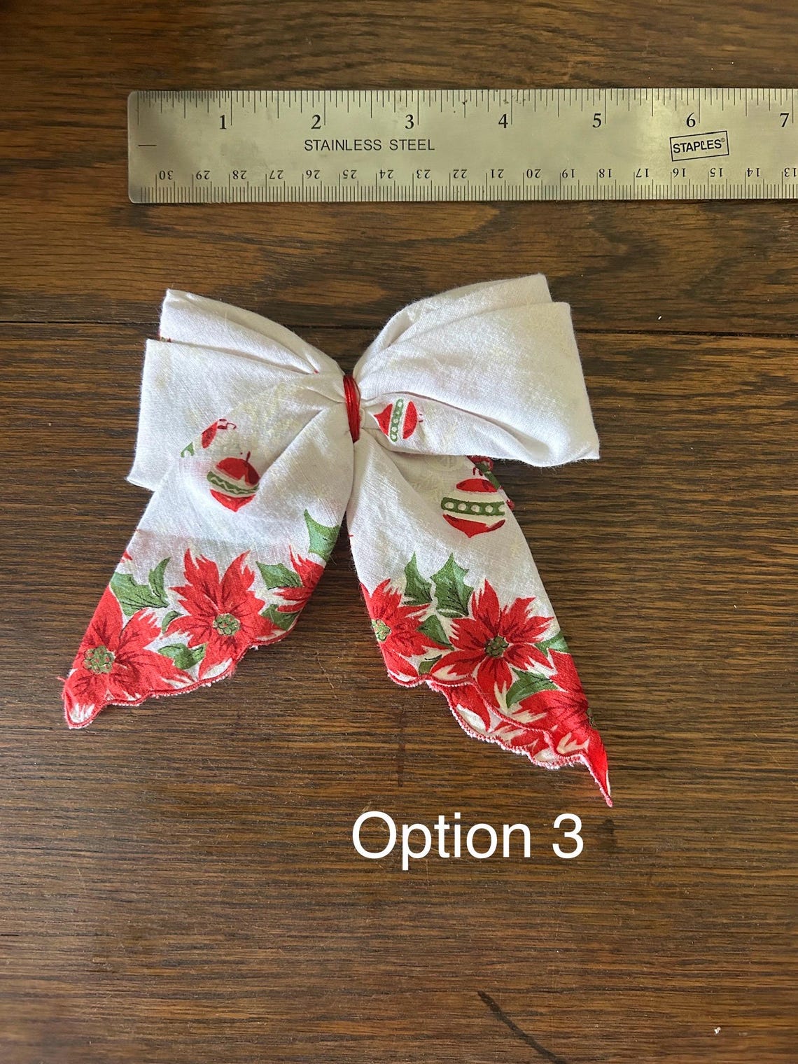 Christmas Handkerchief Bows - Etsy