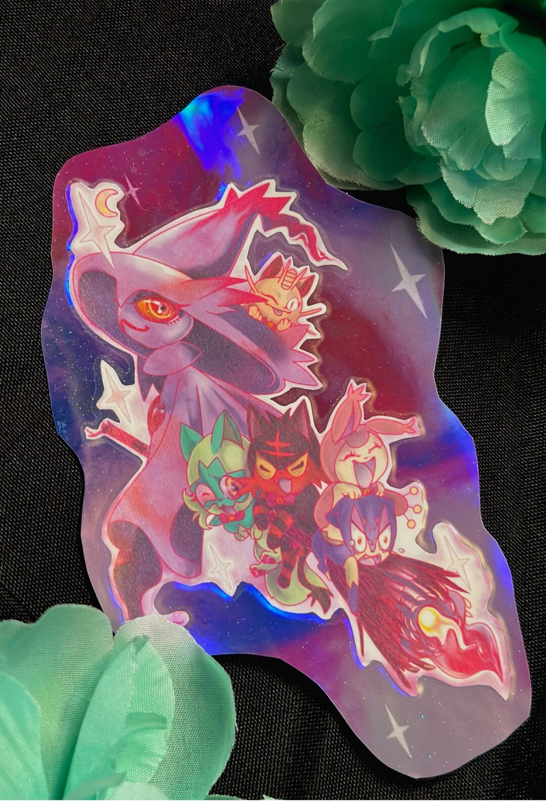 Pokemon Mismagius Halloween Sticker - Etsy