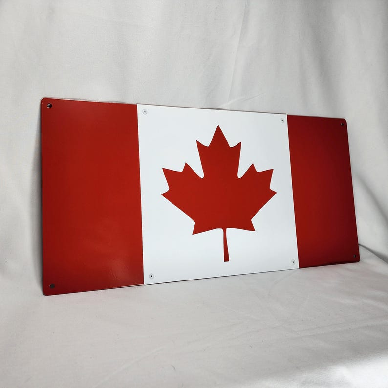 Metal Canadian Flag | Canada Flag | Metal Canada Flag | Heavy Duty ...