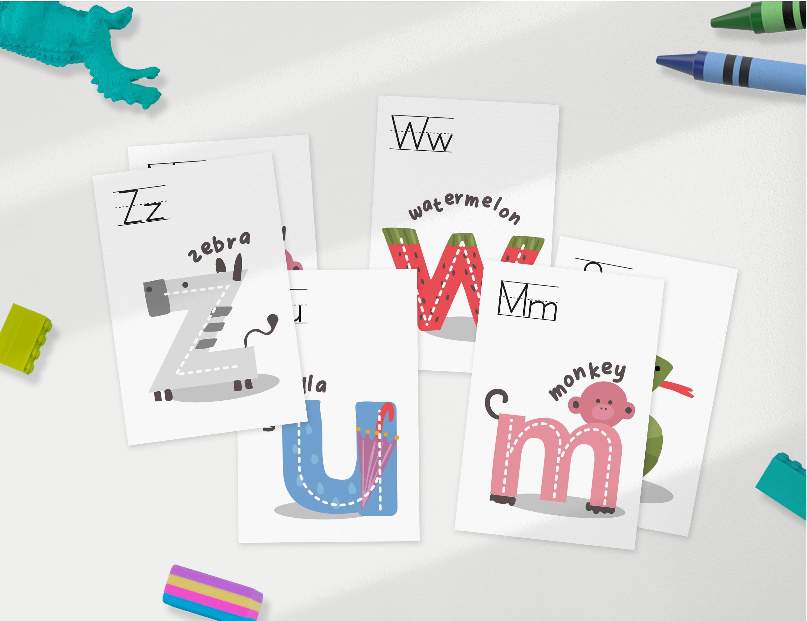 Mnemonic Alphabet Animal Cards: Montessori Learning Tool (homeschool ...