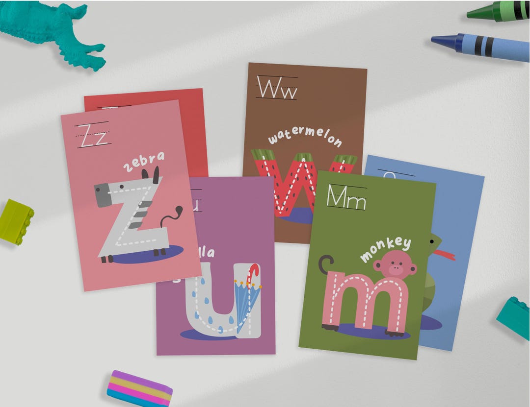 Mnemonic Alphabet Animal Cards: Montessori Learning Tool (digital ...