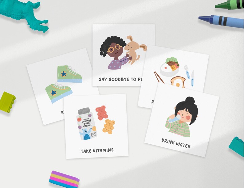 Morning Routine Pastel Cards for Preschool & Home School, Ritual ...