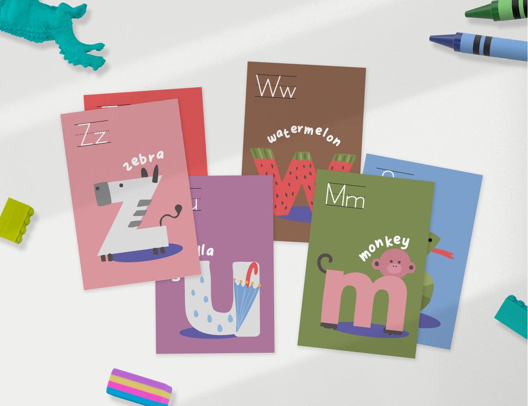 Mnemonic Alphabet Animal Cards: Montessori Learning Tool (digital ...