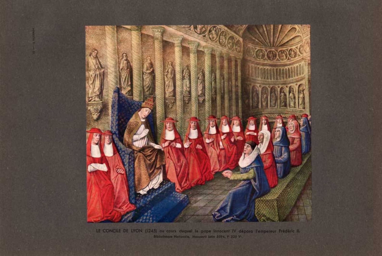 Le concile de Lyon 1245 / The Council of Lyon 1245 / | Etsy