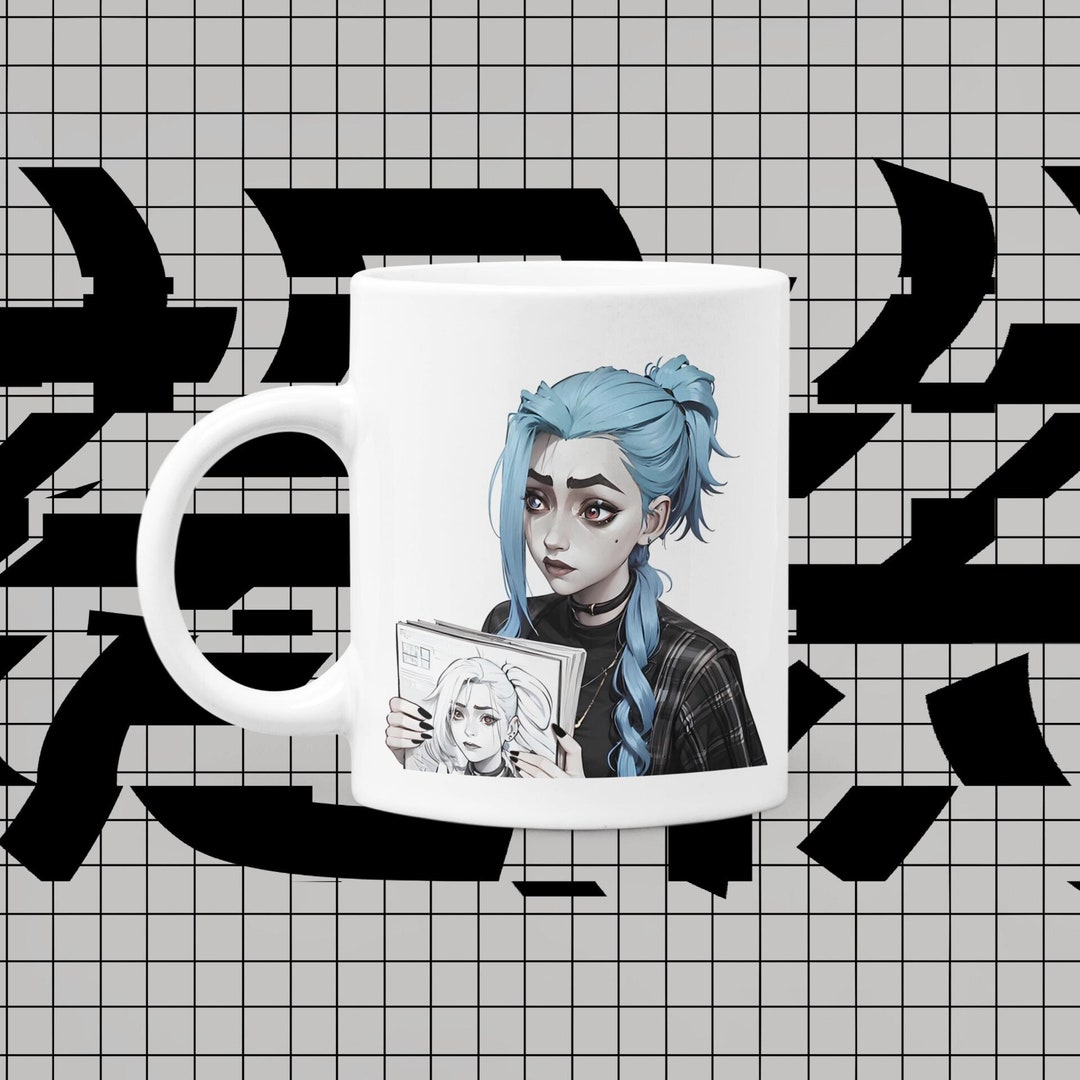 Jinx Arcane, Mug League of Legends, Cute Gift League, Powder Lol Cup ...