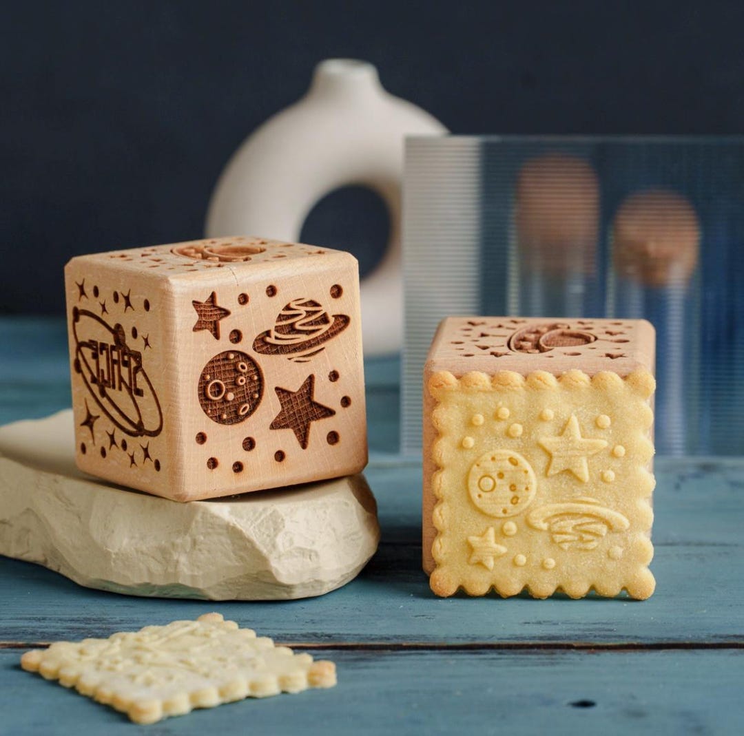 COSMOS STAMP, Baking Tool, Cookie Stamp - Etsy