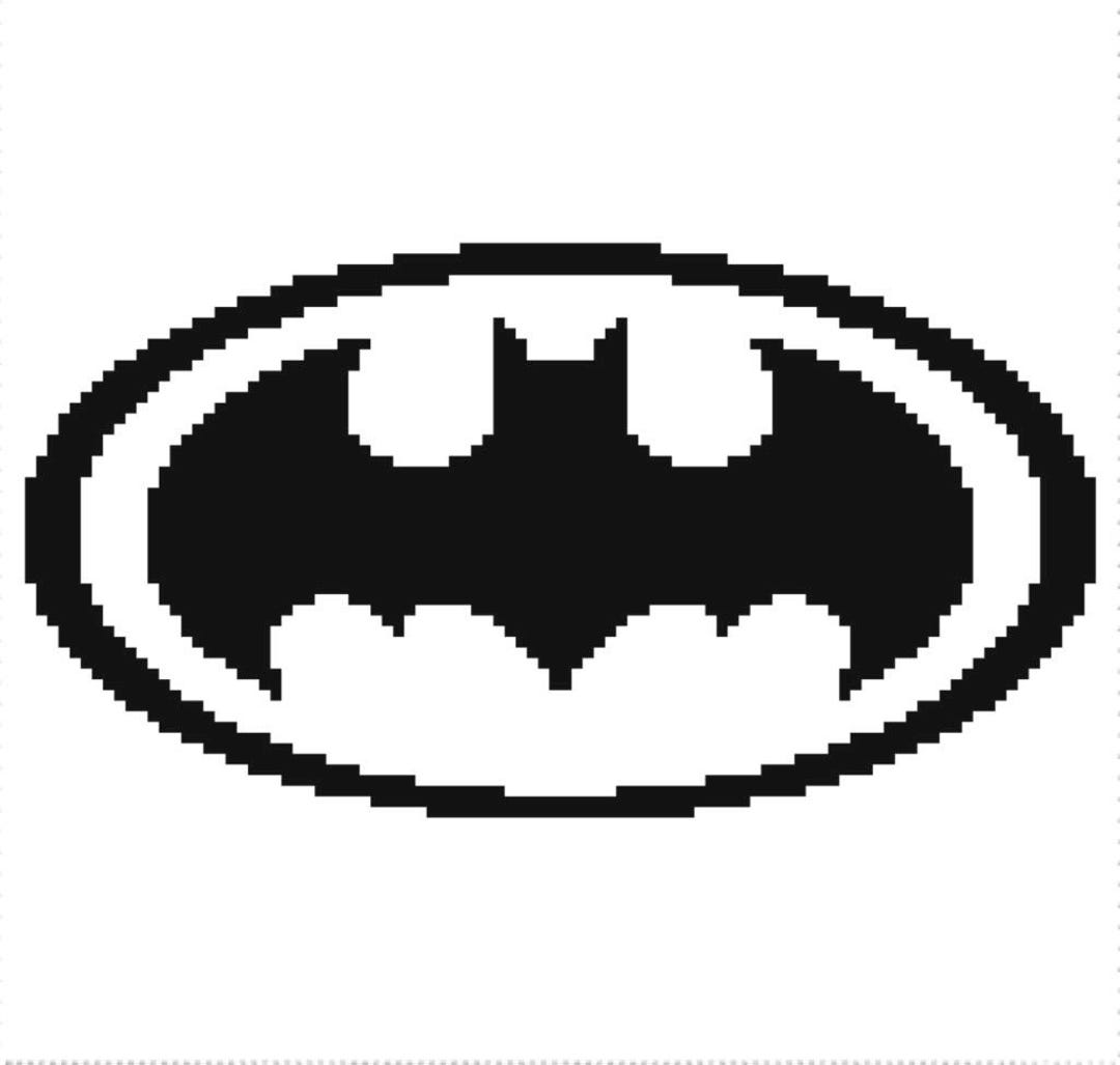 Crochet Batman Logo Baby Blanket Pattern - Etsy