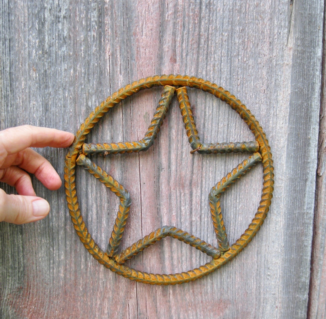 Metal Star Rebar Welded , Wall, Shop or Fence Decoration - Etsy