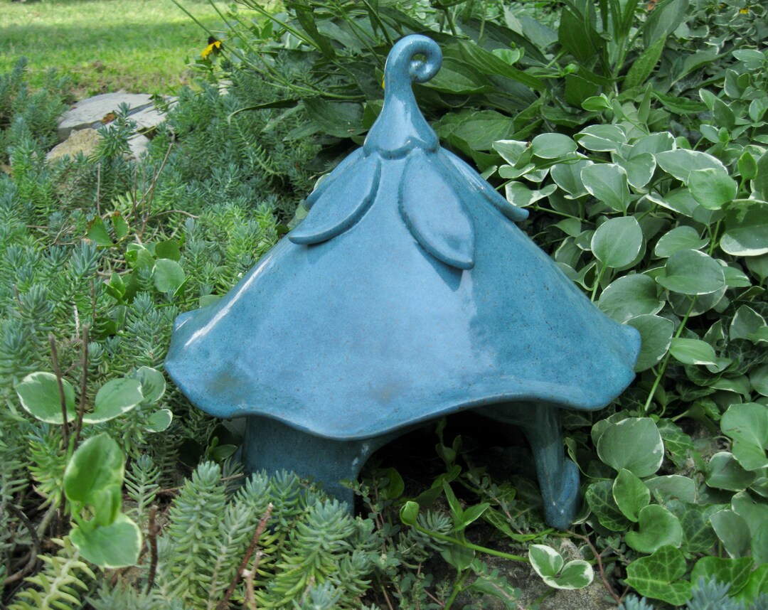 Stoneware Toad House Original Art Ceramic Handmade Yard Art - Etsy