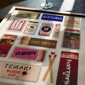 CUSTOM MATCHBOOK ART | Personalized Digital Matchbox Gift | Large ...